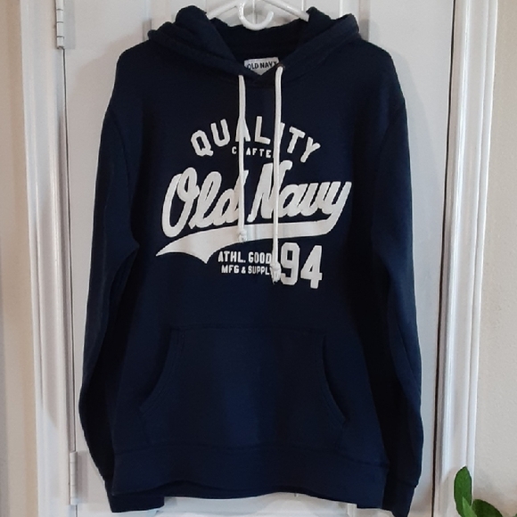 Old Navy | Shirts | Old Navy Mens Navy Graphic Hoodie | Poshmark